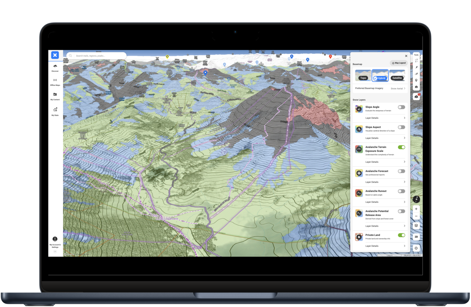 onX Backcountry Launches Avalanche Terrain Exposure Scale (ATES ...