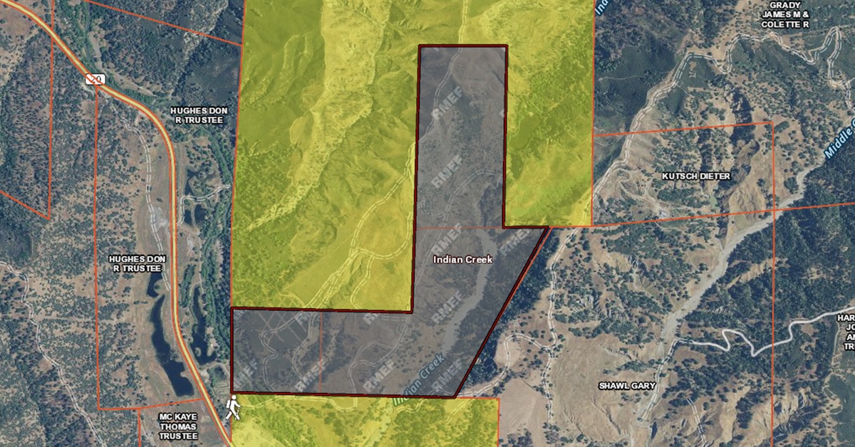 Indian Creek RMEF Public Access Project | onX