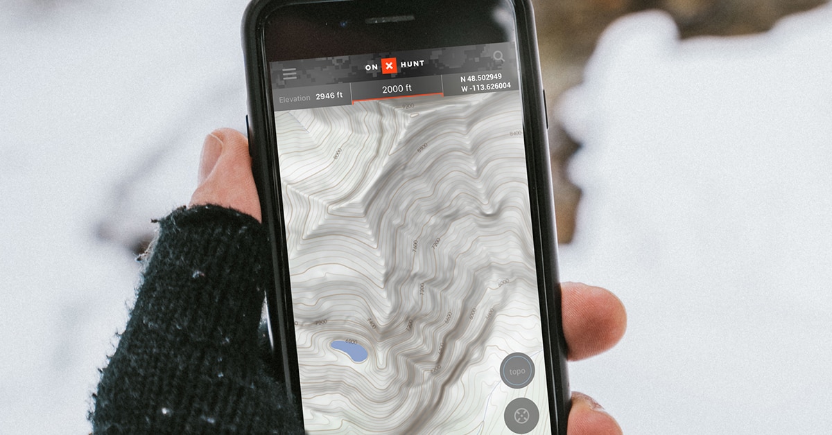 How To Read a Topo Map for Hunting | onX Contour Lines