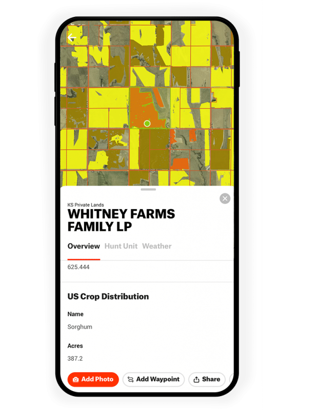Crop Data Layers for Hunting | onX Hunt