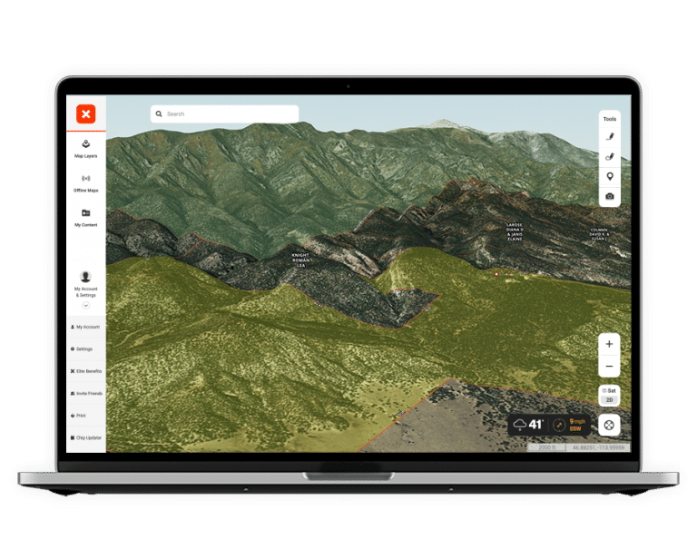 Hunting Maps on Web in 2D or 3D with the Desktop App | onX Hunt