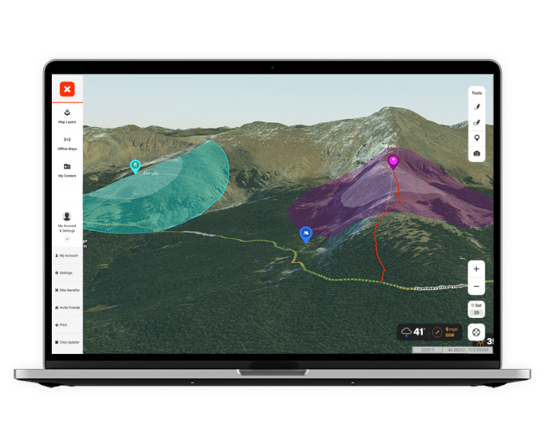 Hunting Maps on Web in 2D or 3D with the Desktop App | onX Hunt