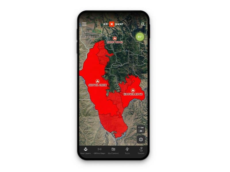 Using onX Hunt to scout forest fires for hunting opportunities | onX