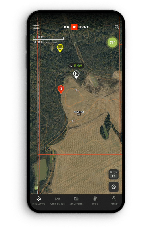 View Wind Direction and Speed for Hunting: Optimal Wind | OnX Hunt