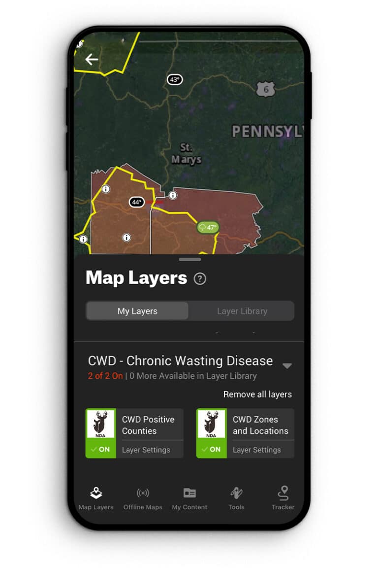 Chronic Wasting Disease (CWD) Map App for Deer & Elk | onX