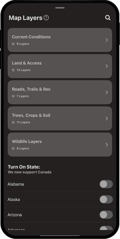 Southern Rut Heat Map | onX Hunt