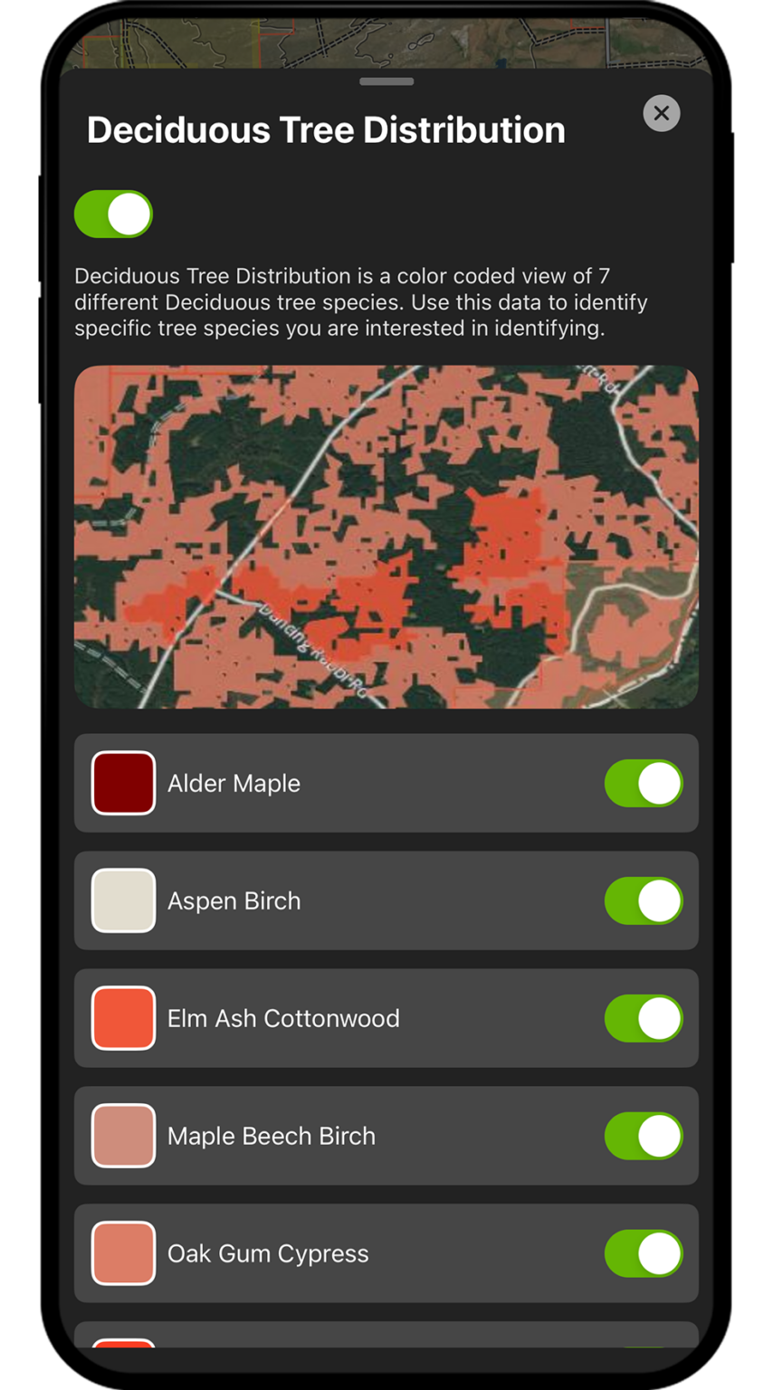Tree Species Distribution & Habitat Maps for Hunting | onX Hunt