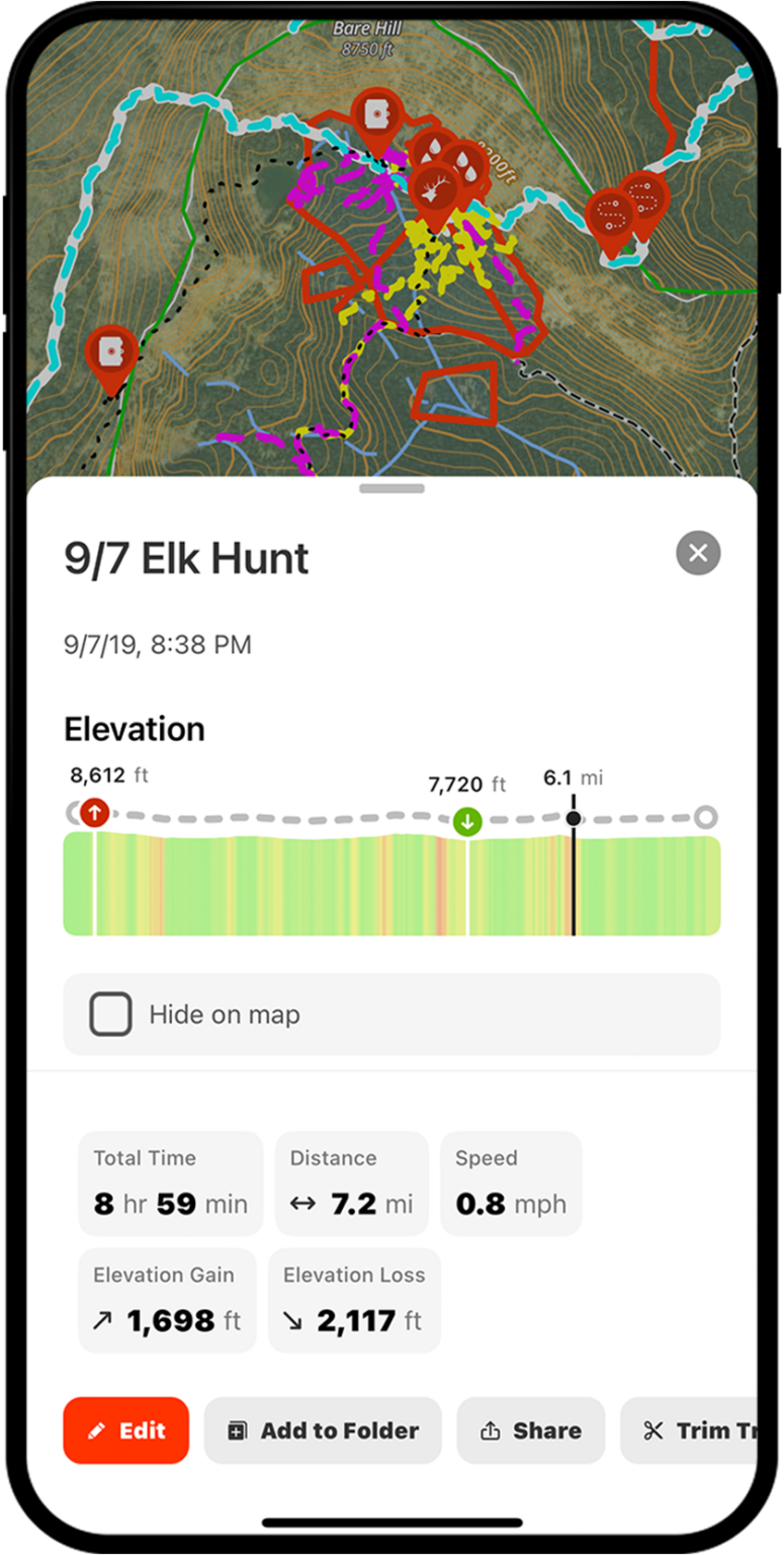 Go & Track Feature - Track Every Step & Path on Your Hunt | onX Hunt