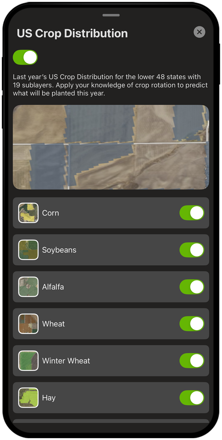 Crop Data Layers for Hunting | onX Hunt