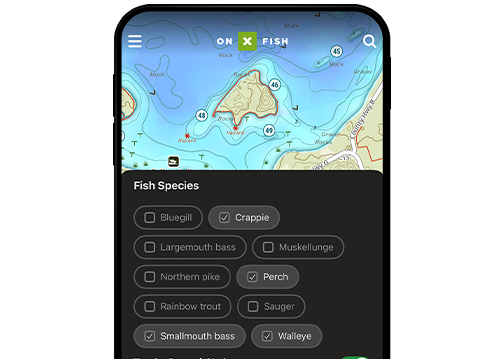 onX Fish App Features | onX Maps