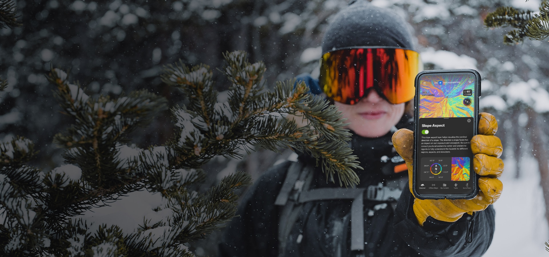 Slope Aspect Geography Map | onX Backcountry