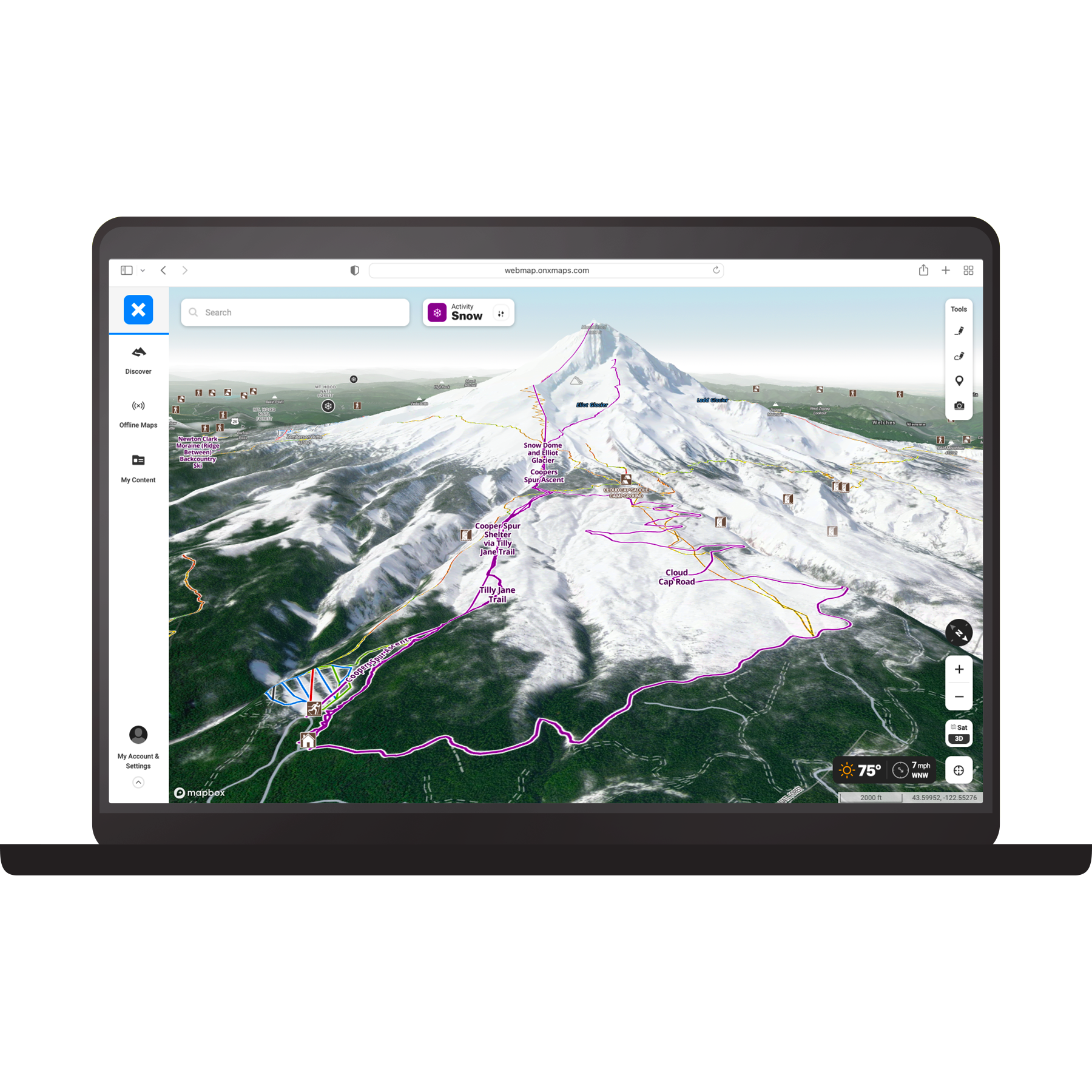 3D Maps for Hiking, Skiing, and Backpacking | onX Backcountry