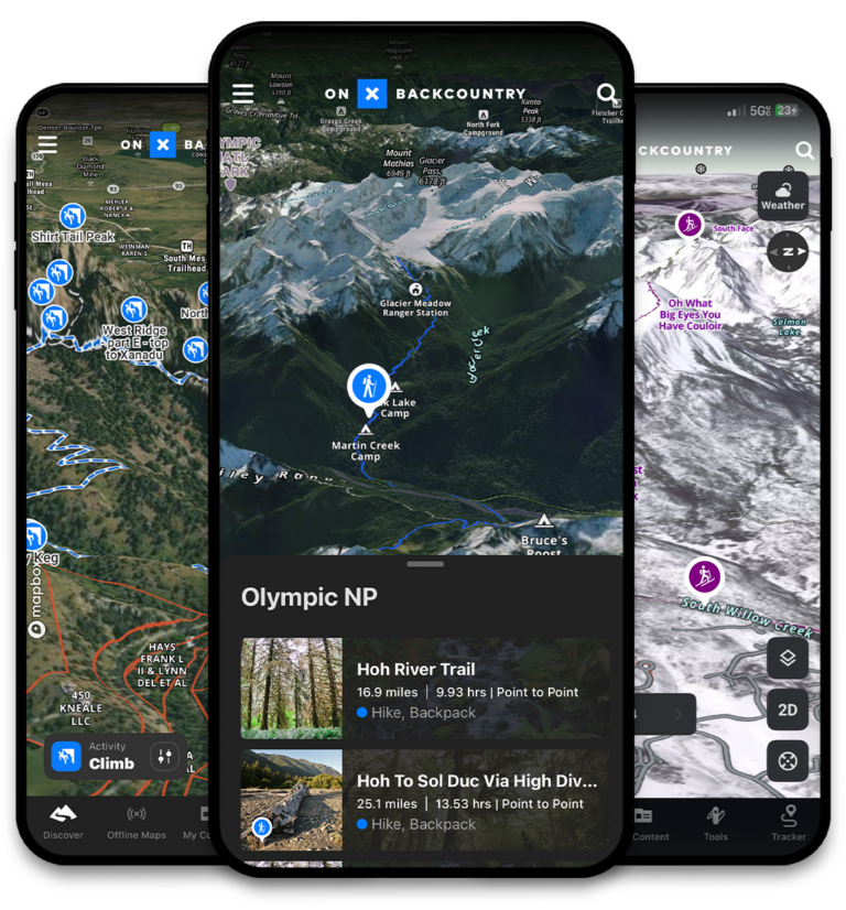 GPS Map App for Hiking, Skiing, Climbing Routes and More | onX Backcountry