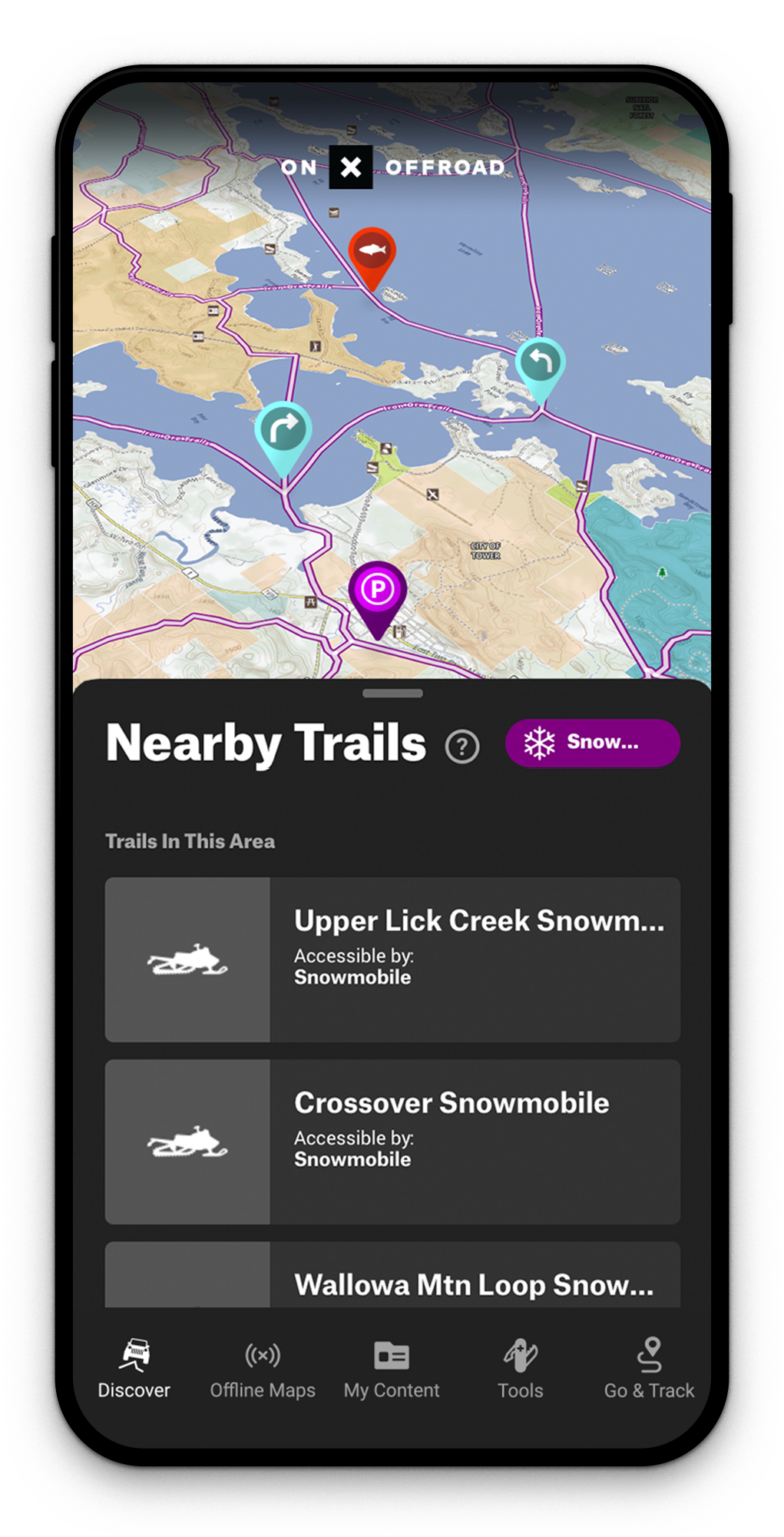 Snowmobiling GPS Maps, Trails, & Tools App | onX Offroad