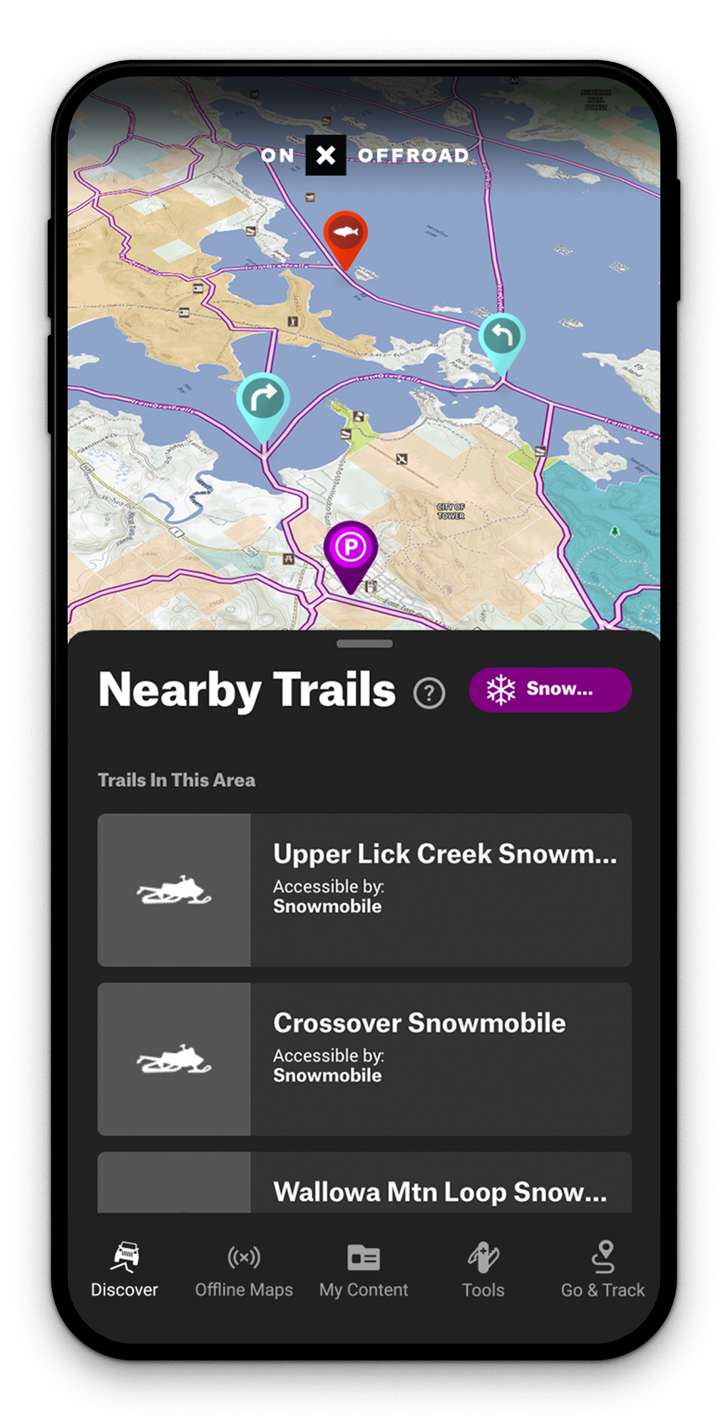 Snow Mode: Snowmobiling GPS Maps | onX