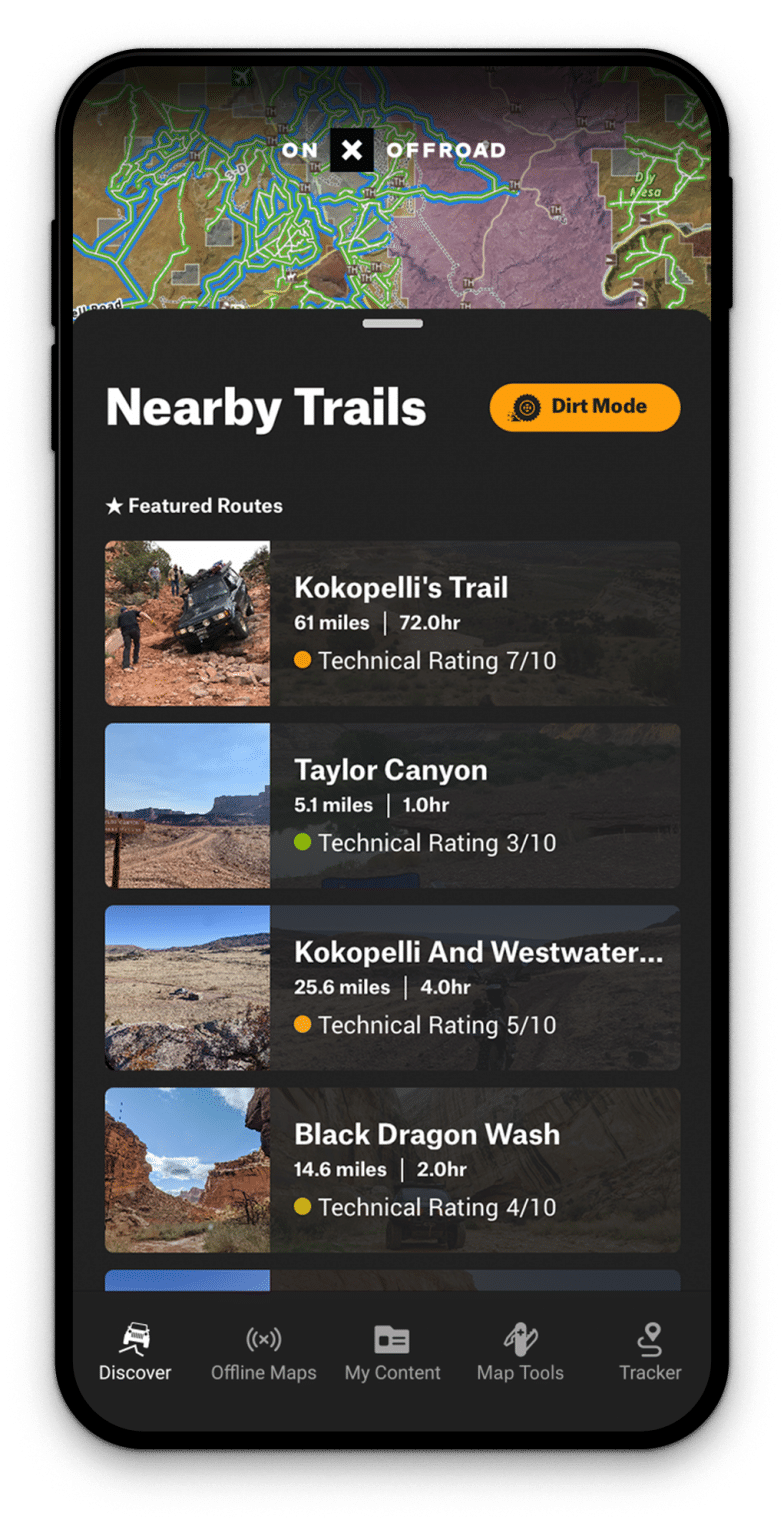 Find Offroad Trails Near You | onX Offroad