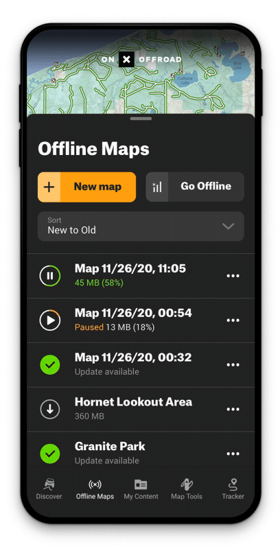 Android Auto Off-Road Navigation GPS Map App | onX Offroad