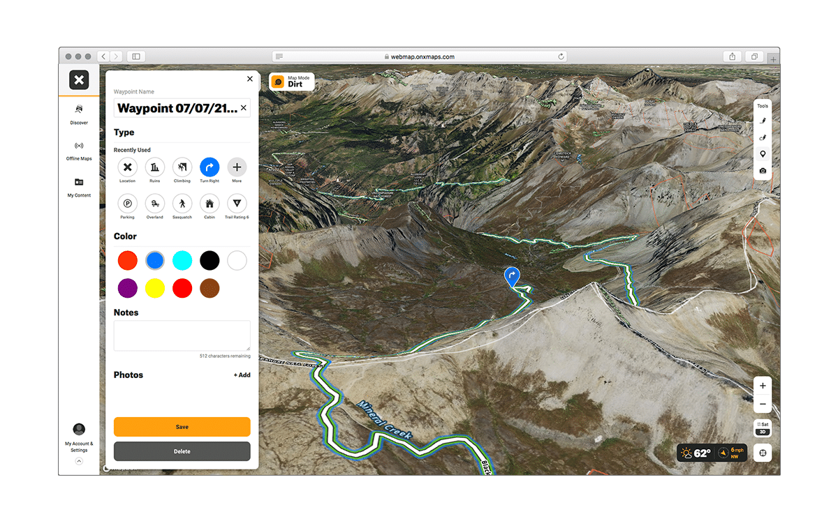 3D Off-Road Maps on Your Computer | onX Offroad