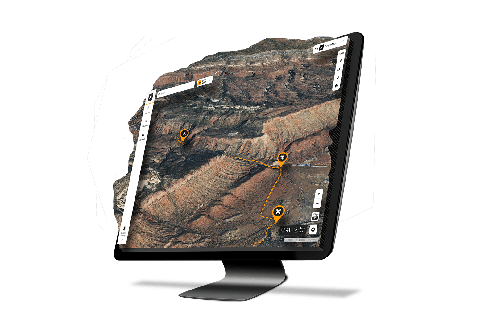 3D Off-Road Maps for Android Devices | onX Offroad