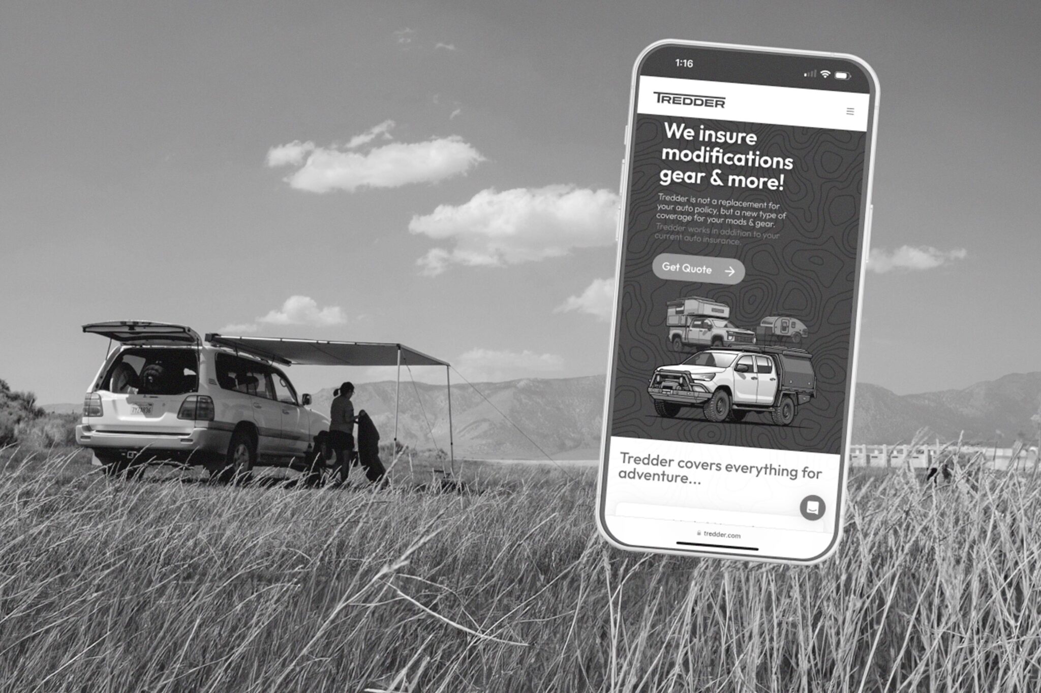 Tredder | Insurance for Modified Vehicles | onX Offroad Elite Pro-Deal