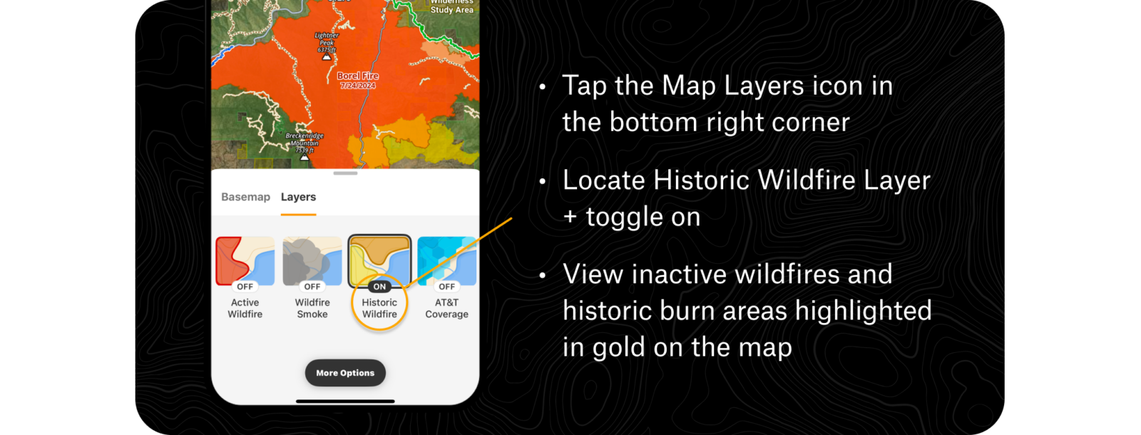 Wildfire Map App | onX Offroad Tools for Fire Season Safety